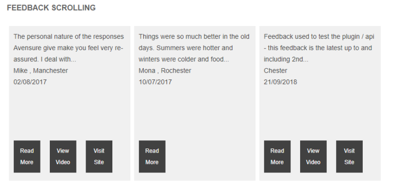 Feedback Landscape Scroller - Enquir3